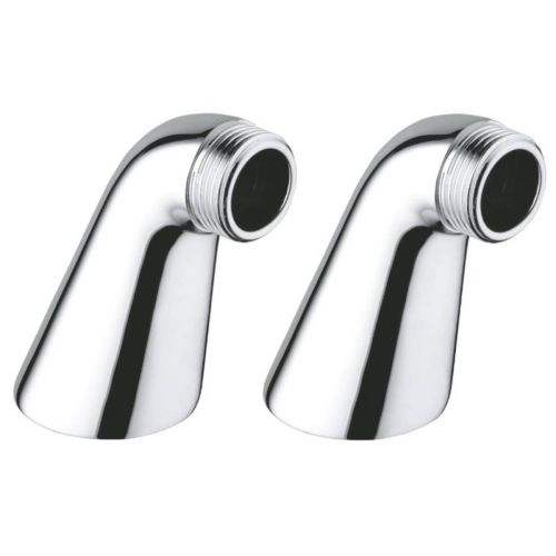 Bath Pillar Extension Legs - Pair (21247) Chrome - Bathshack