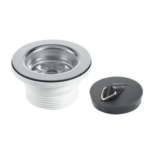 McAlpine Centre Pin Belfast Sink Waste (5409) Chrome - Bathshack