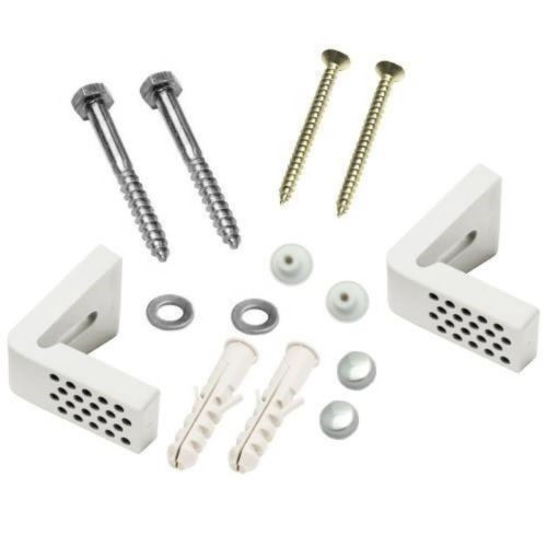 L Bracket WC Fixing Kit - Side Fix (6522) - Bathshack